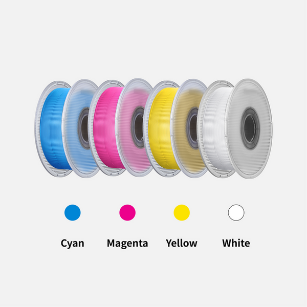 Atome3D.com - Bambu Lab - Pack PLA Basic - Cyan/Magenta/Jaune/Blanc ...