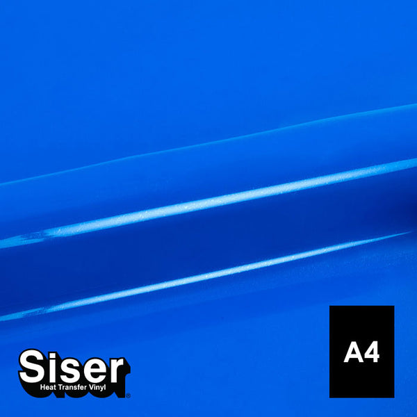 Atome3D.com - Siser - Basic Flex | (A0027) Bleu Fluo | 20 x 30 cm