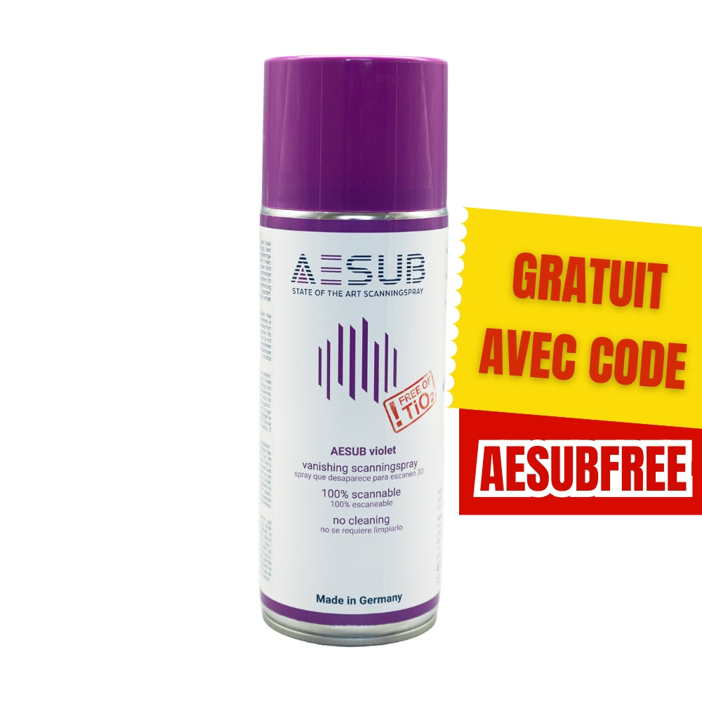 Atome3D.com - AESUB - Échantillon GRATUIT - Spray matifiant 35 ml - Violet