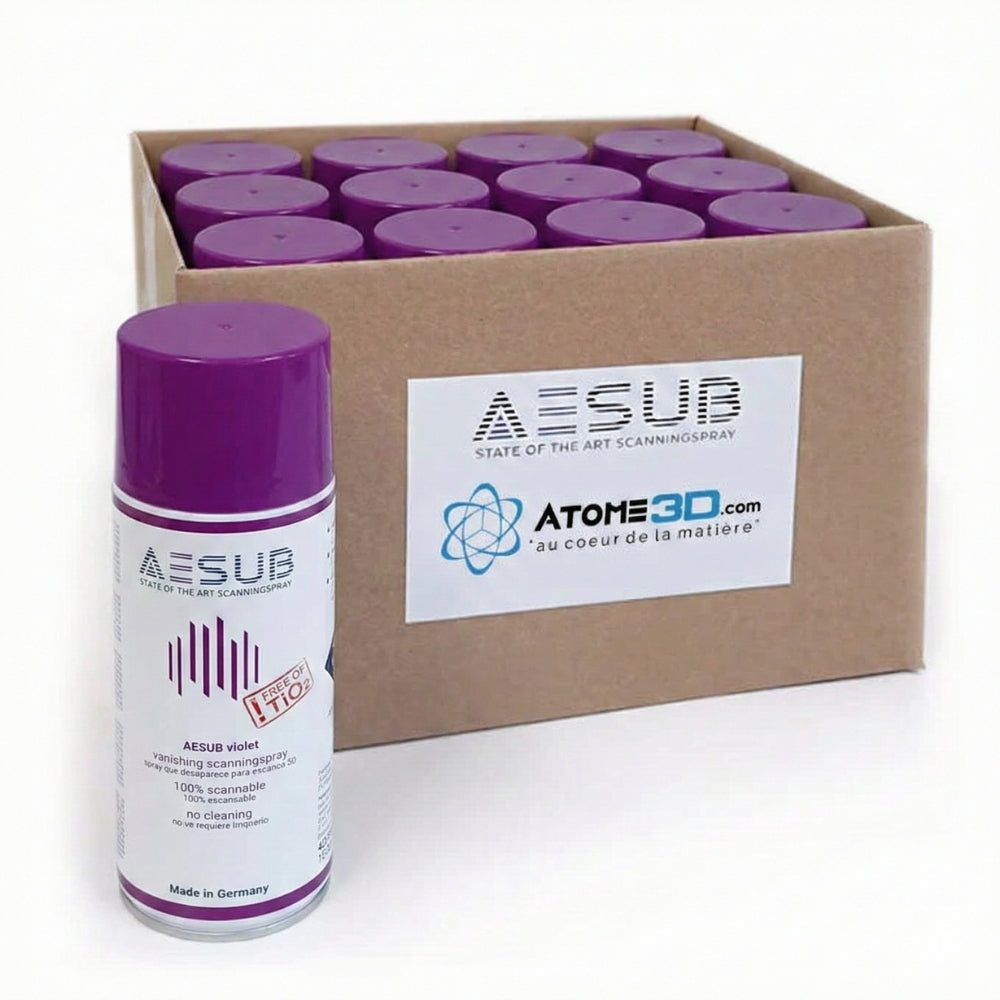 Atome3D.com - AESUB - Pack de 12 Spray Matifiant 400 ml - Violet
