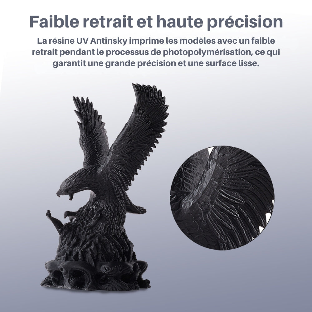 Atome3D.com - Pack Antinsky - 6x Standard Lite Resin - Gris (Gray) - 1 kg