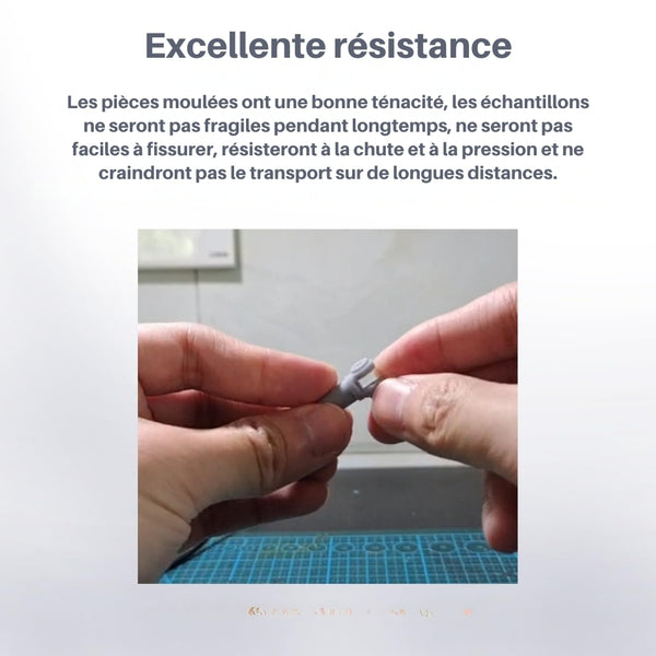 Atome3D.com - Pack Antinsky - 6x Standard Tough Resin - Gris (Gray) - 1 kg