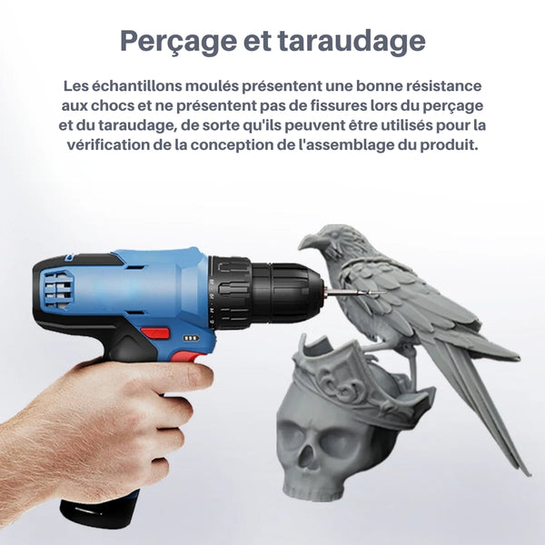 Atome3D.com - Pack Antinsky - 6x Standard Tough Resin - Gris (Gray) - 1 kg