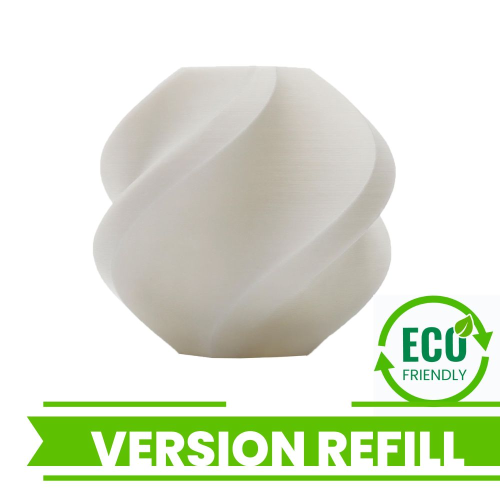Atome3D.com - Bambu Lab - PLA Basic - Blanc Jade (Jade White) - 1,75 mm ...