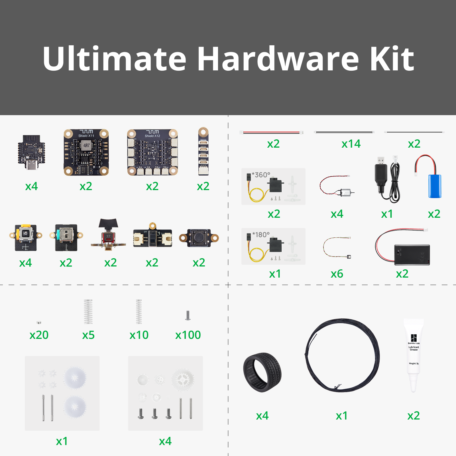 Atome3D.com - Bambu Lab - CyberBrick Ultimate Hardware Kit