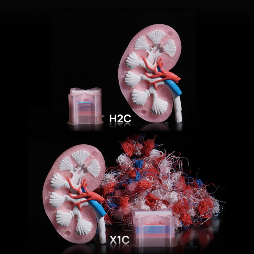 Atome3D.com - Bambu Lab - H2C AMS Combo - Système Vortek Multi-Matériaux Intelligent