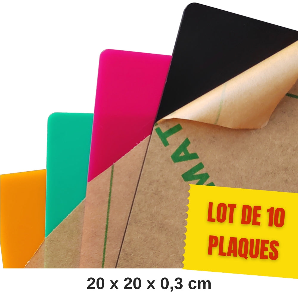 Atome3D.com - Creality - 10 Plaques Givrées (Frosted Acrylic Sheets ...