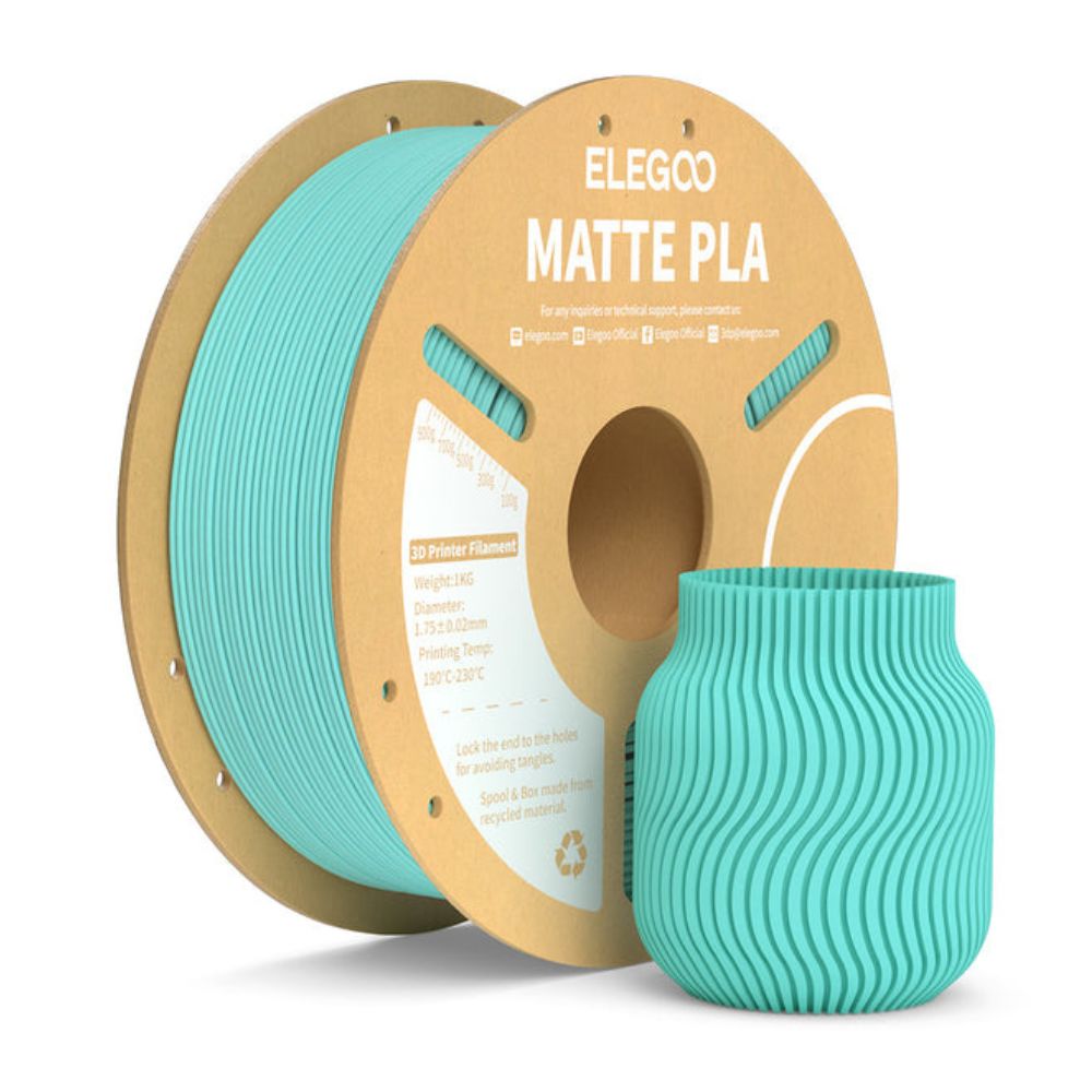 Atome3D.com - Elegoo Matte PLA | Vert Sarcelle 1 kg