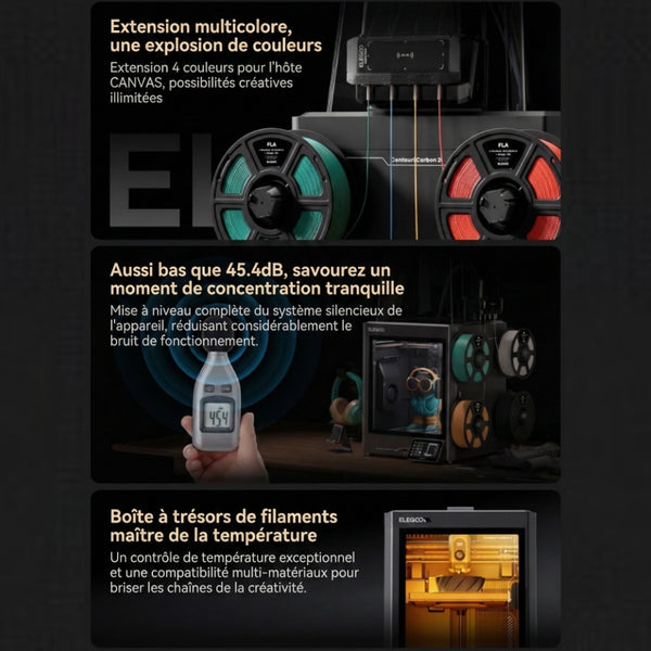 Atome3D.com - Elegoo - Centauri Carbon 2 Combo - Imprimante 3D avec ...
