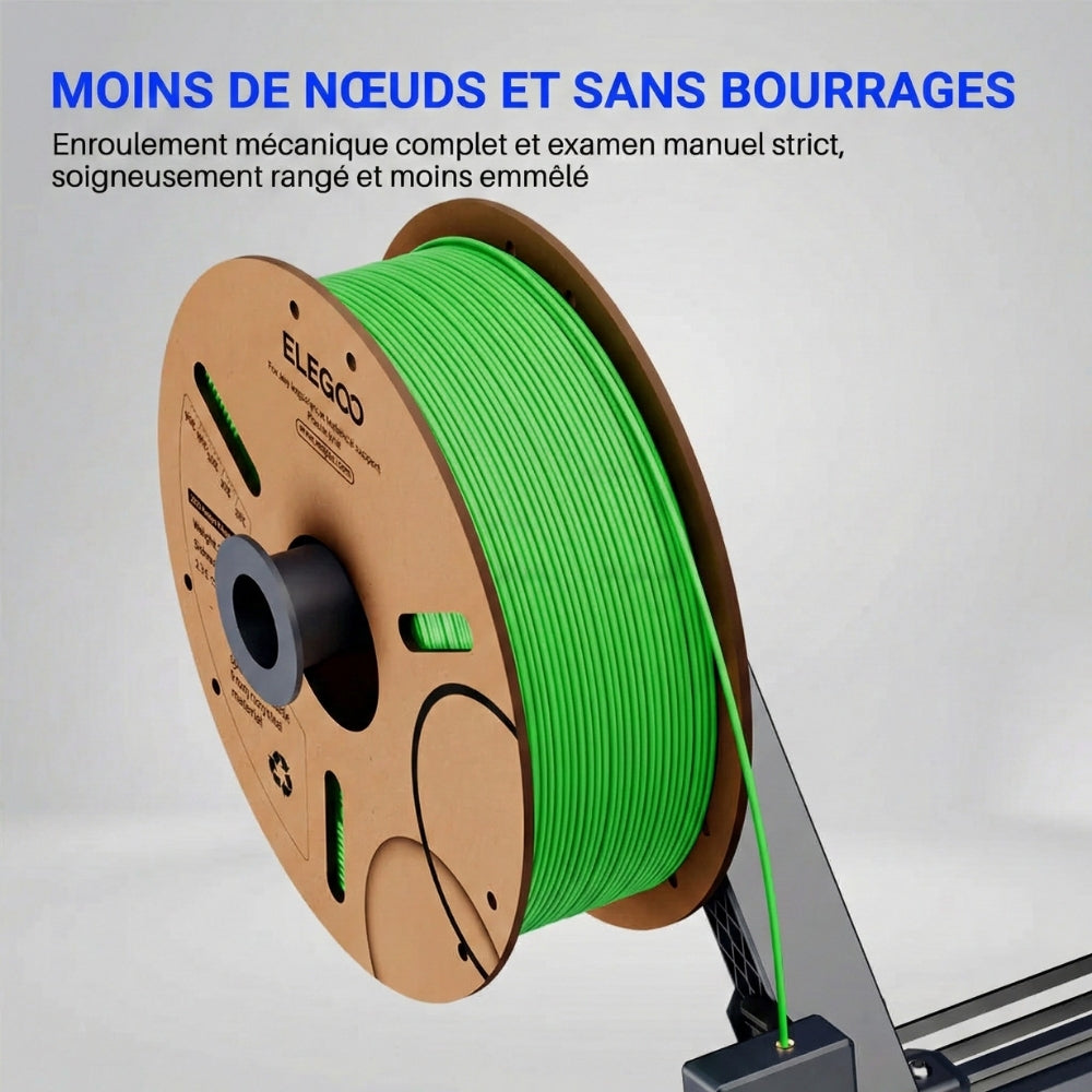 Atome3D.com - Elegoo - PLA - Rouge (Red) - 1,75 mm - 1 kg - RFID
