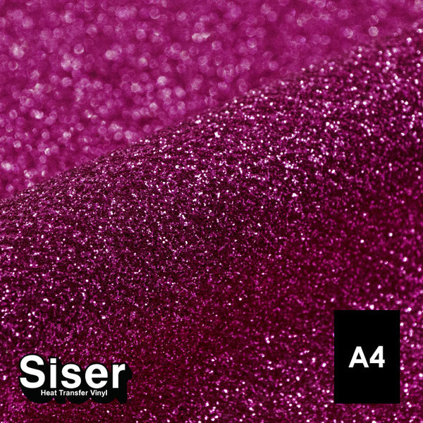 Atome3D.com - Siser - Glitter Flex | (G0008) Rose Chaud Pailleté | 20 x ...