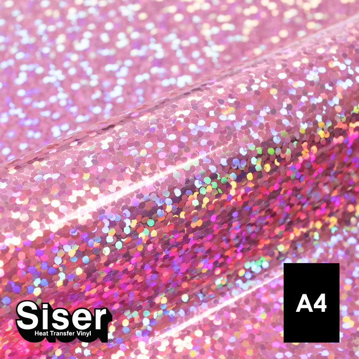 Atome3D.com - Siser - Holographic Flex | (H0031) Rose Clair | 20 x 30 cm