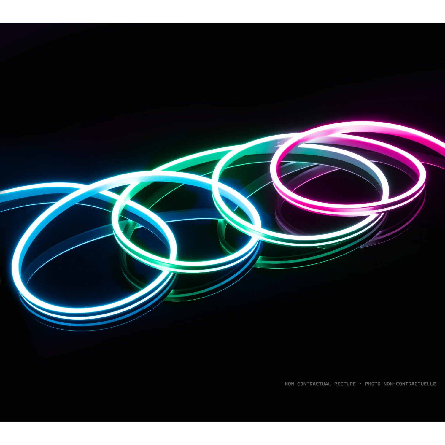 Atome3D.com - Lotronic Bande LED IP65 Néon | RGB 5 m | 3 pièces