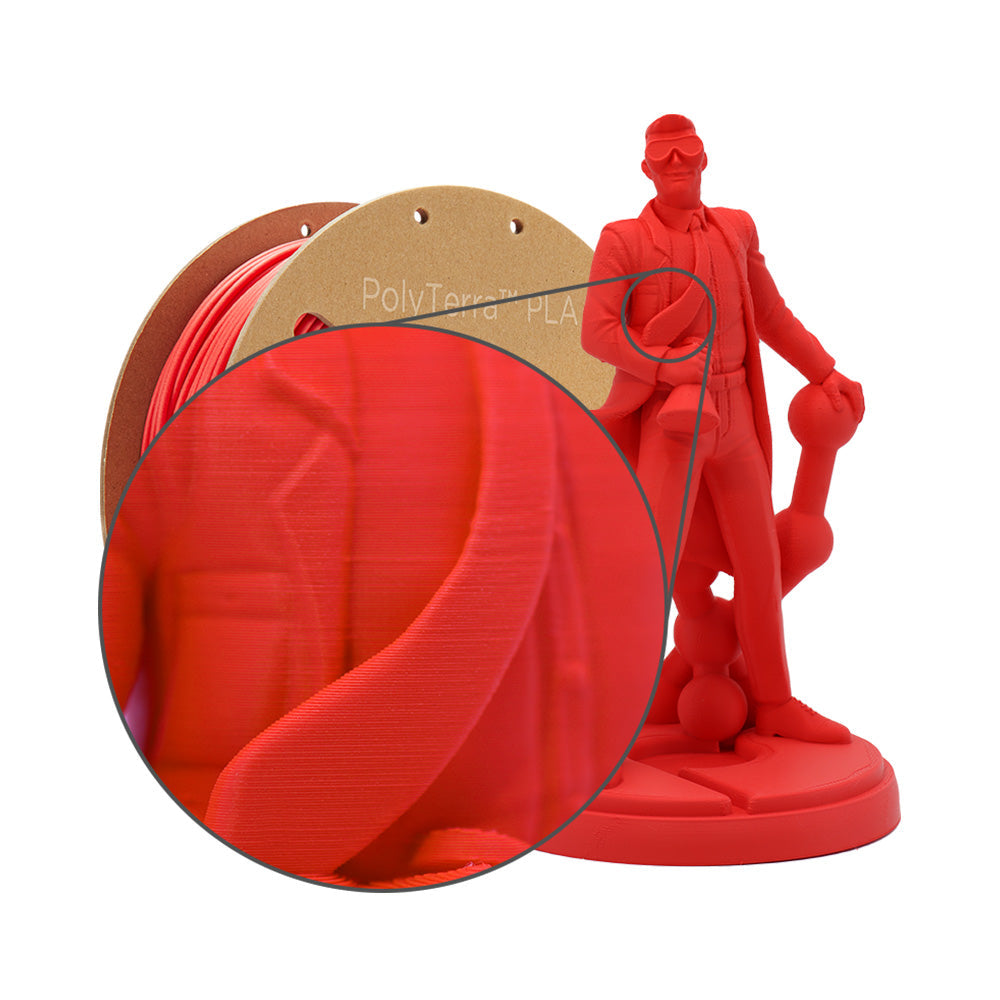 Atome3D.com - Polymaker - PolyTerra PLA - Rouge Lave - 1.75 mm - 1 kg ...