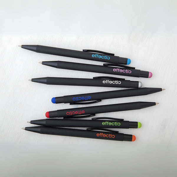 Atome3D.com - MissKraft - 5 Stylos à bille à graver Pearly Noir embout ...