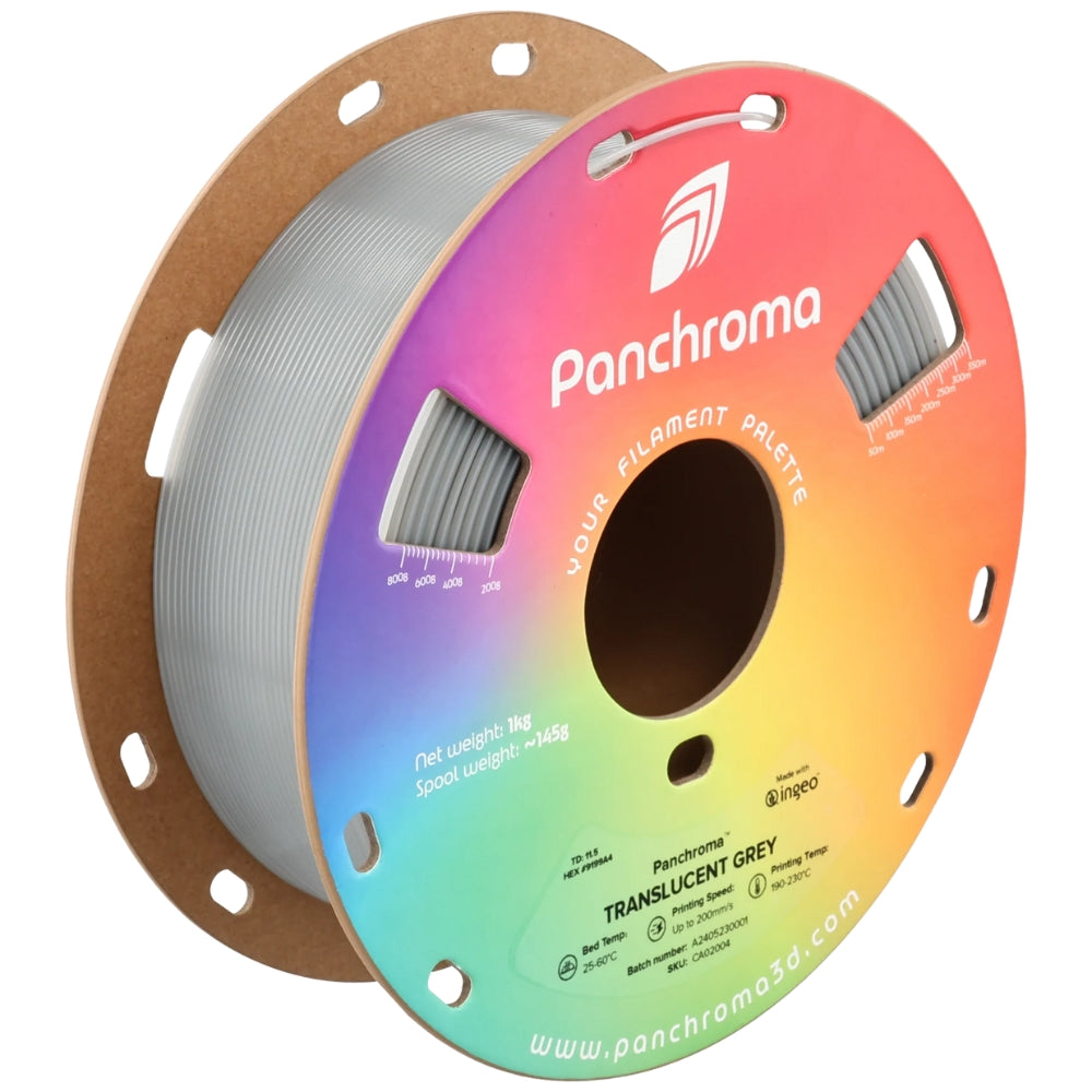 Atome3D.com - Panchroma Translucent PLA - Gris Translucide (Grey) - 1 ...
