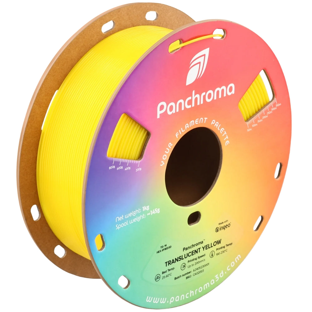 Atome3D.com - Panchroma Translucent PLA - Jaune Translucide (Yellow ...