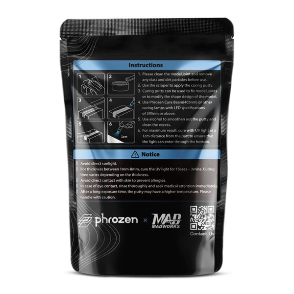 Atome3D.com - Phrozen - Mastic à Solidification UV (Light Curing Putty)