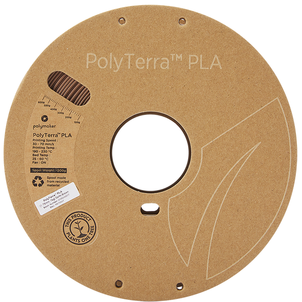 Atome3D.com - Polymaker - PolyTerra PLA - Brun Terre (Earth Brown) - 1. ...