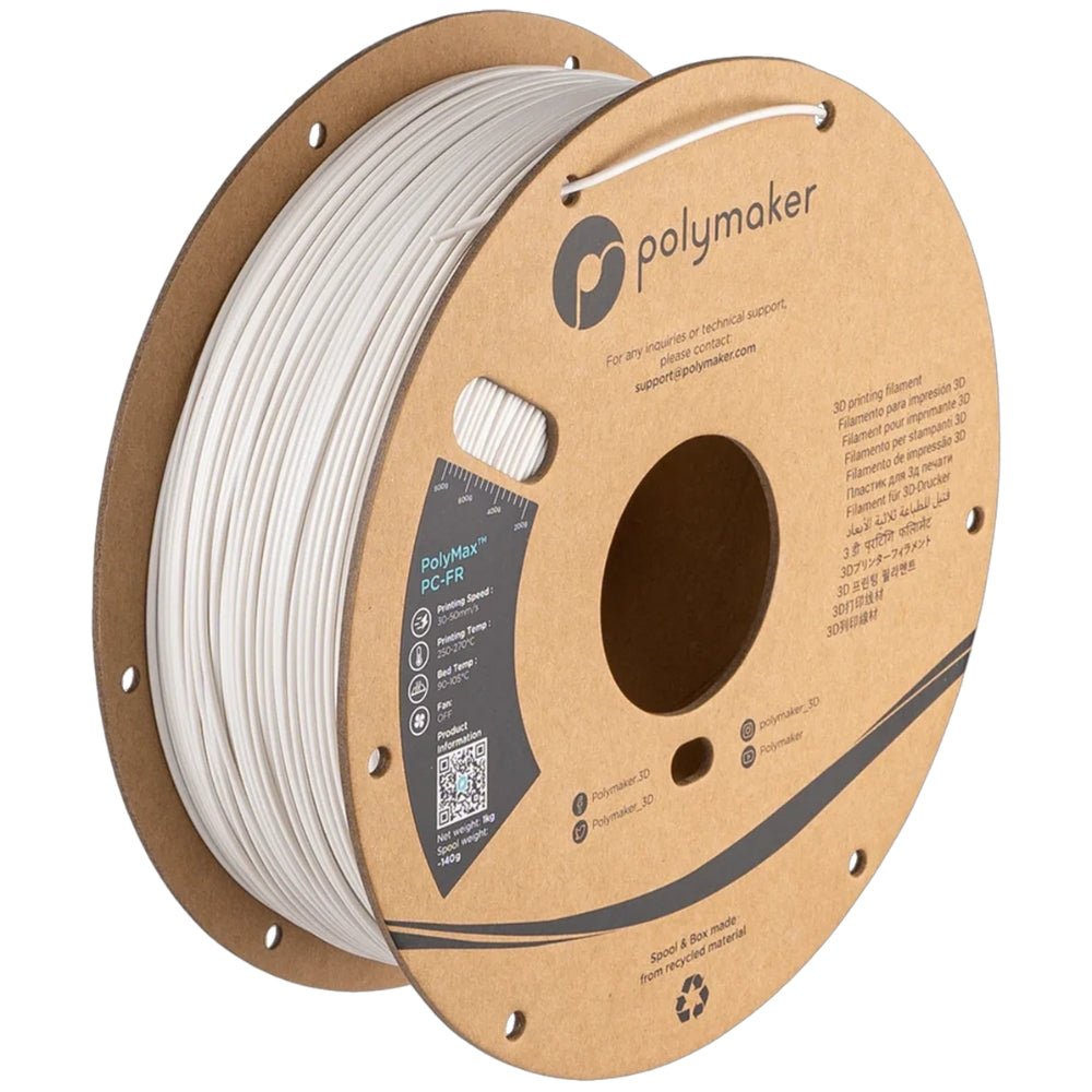 Atome3D.com - Polymaker PolyMax PC-FR Noir 1kg | Atome3D