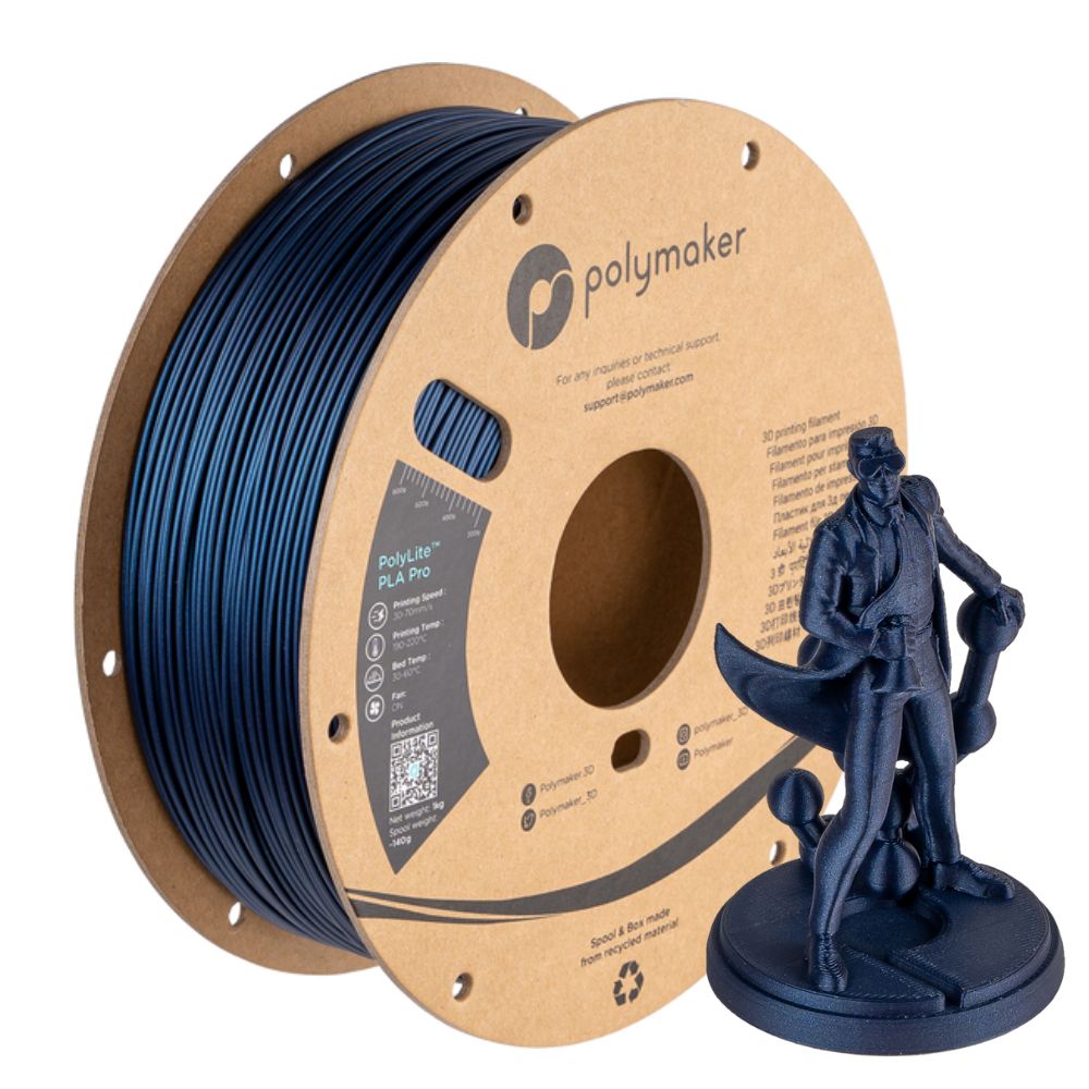 Atome3D.com - Polymaker - PolyLite Metallic PLA Pro - Bleu (Blue) - 1 ...