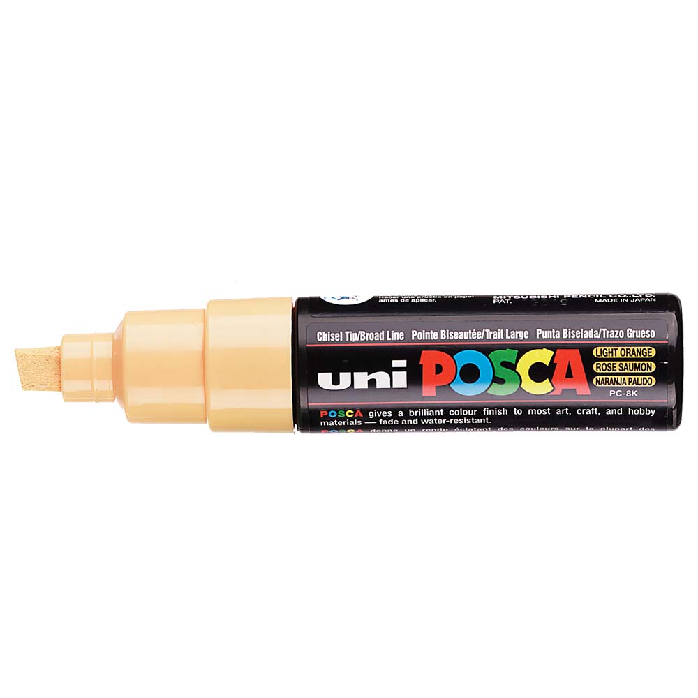 Atome3D.com - POSCA - Marqueur Pointe Biseautée Large - Rose Saumon