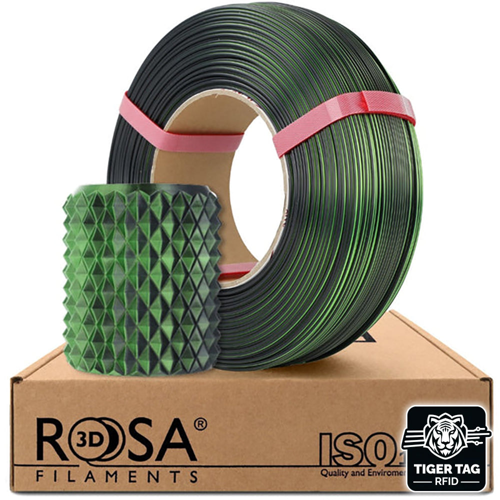 Atome3D.com - Rosa3D - PLA Magic Silk - Mystic Vert & Noir (Mystic ...