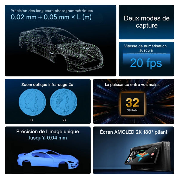 Atome3D.com - Revopoint - Miraco Plus - Premier Scanner 3D Autonome ...
