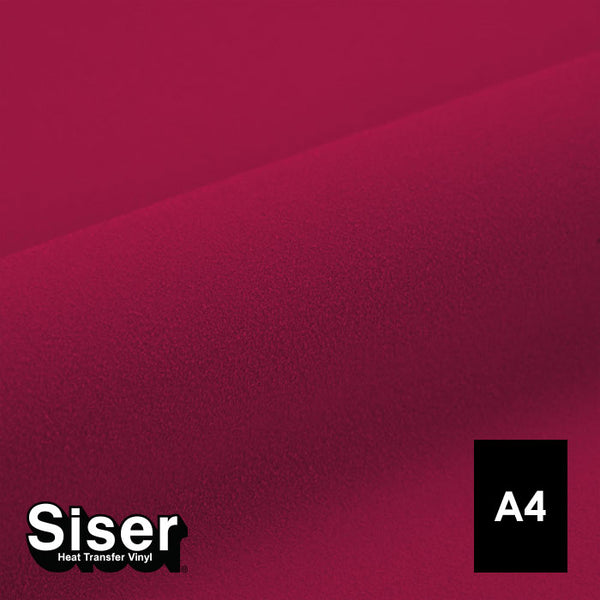 Atome3D.com - Siser - Flock | (S0008) Rose Fuchsia Velours | 20 x 30 cm