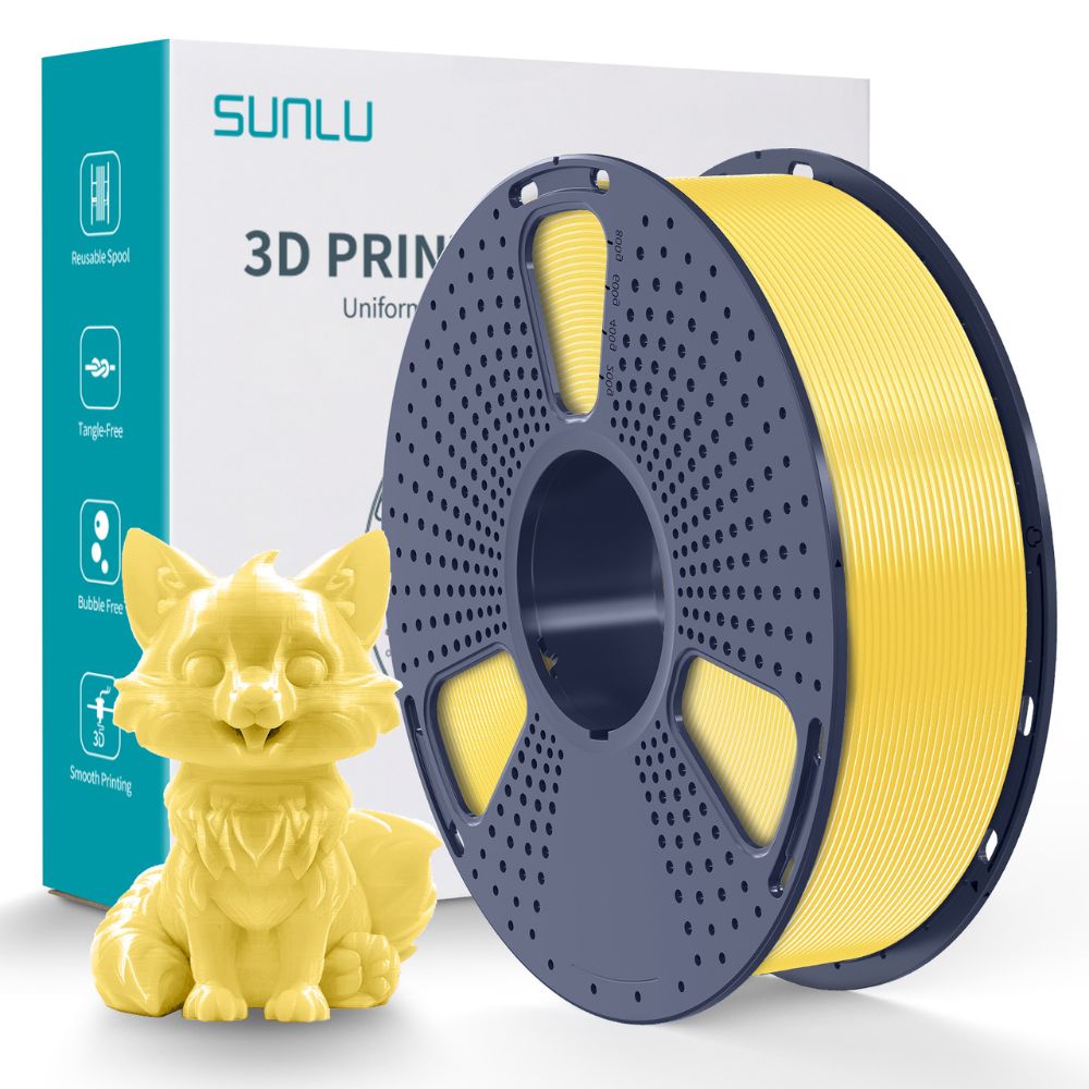 Atome3D.com - Sunlu - PETG - Jaune Citron (Lemon Yellow) - 1,75 mm - 1 kg