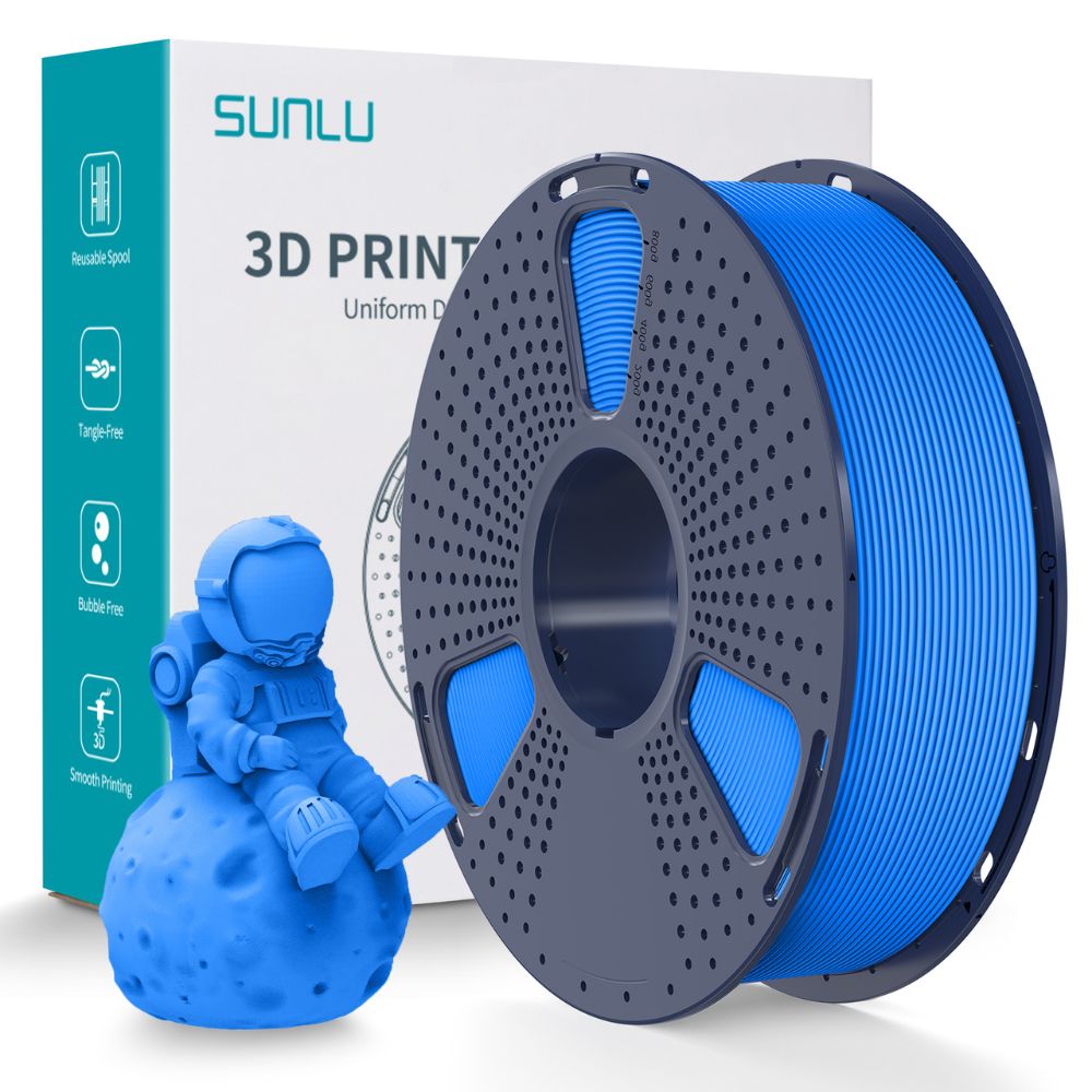 Atome3D.com - Sunlu - PLA Matte - Bleu (Blue) - 1,75 mm - 1 kg