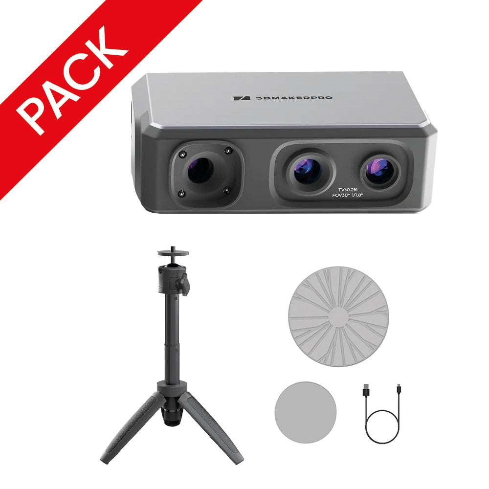 Atome3D.com - 3DMakerpro | Pack Scanner Seal + Trépied + Plateau Tournant
