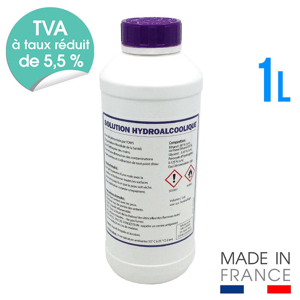 Atome3D.com - Solution Hydroalcoolique - Bidon 1 L